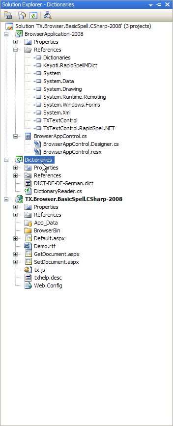 KB: How to load .dict file dictionaries when RapidSpell is running in a ...